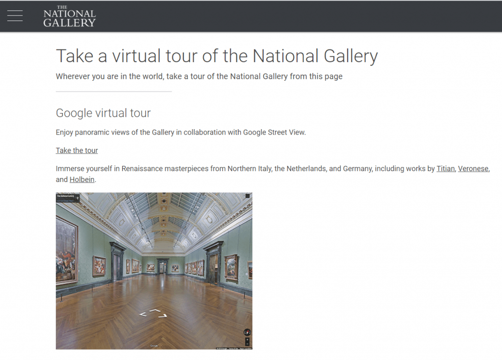 Art. Virtual Tours of Museums and Art Exhibitions (Virtual Travel, and ...