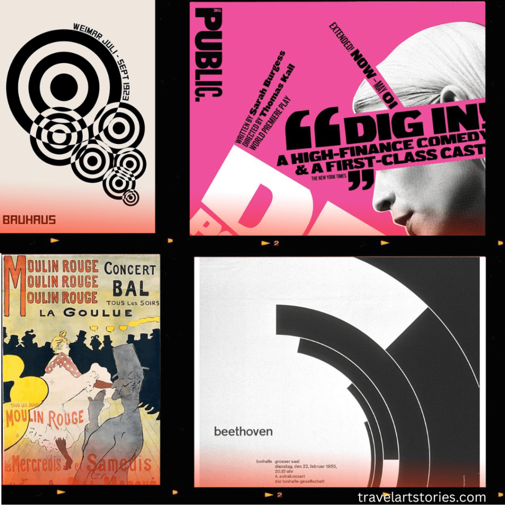 Art. Some Great Posters in Graphic Design: Bauhaus, Vintage, Art Deco ...